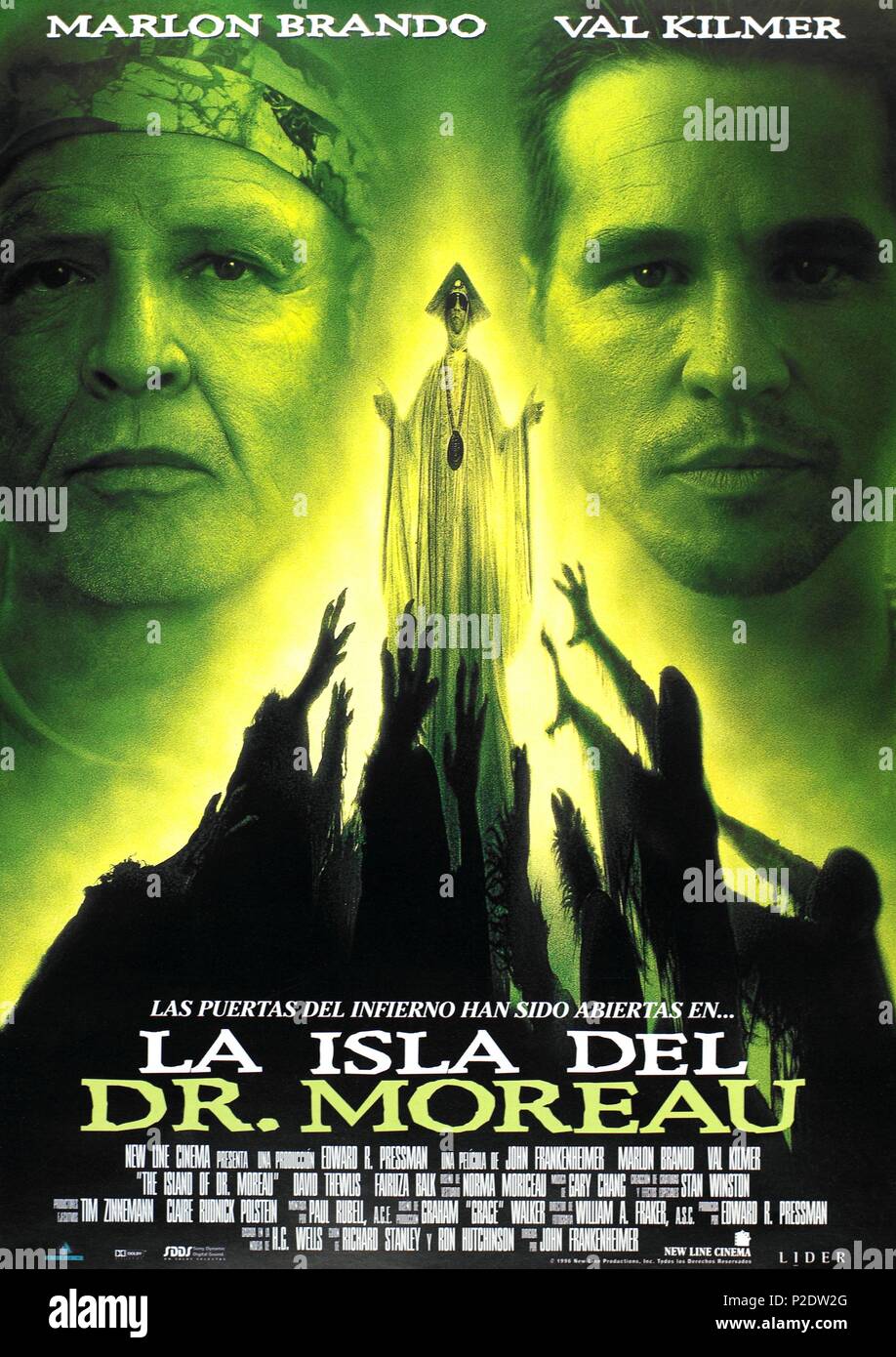 Original Film Title: THE ISLAND OF DR MOREAU. English Title: THE ISLAND ...