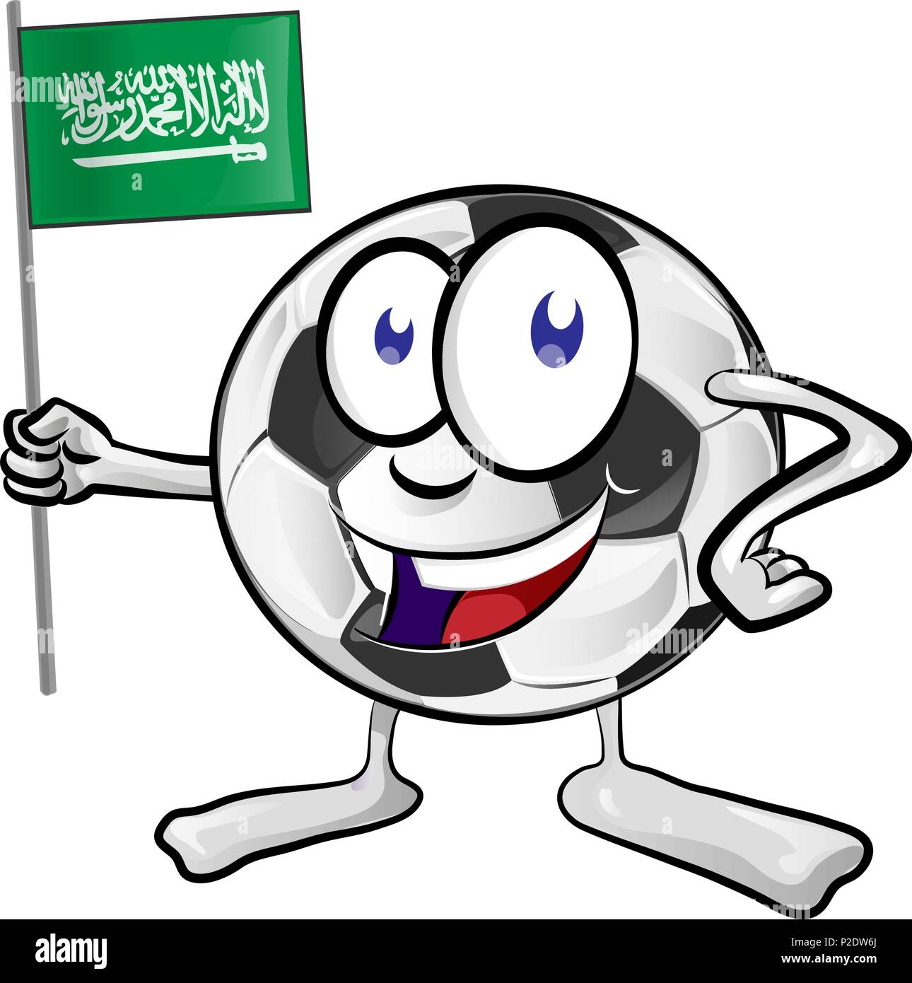 Saudi arabia world football Stock Vector Images - Alamy