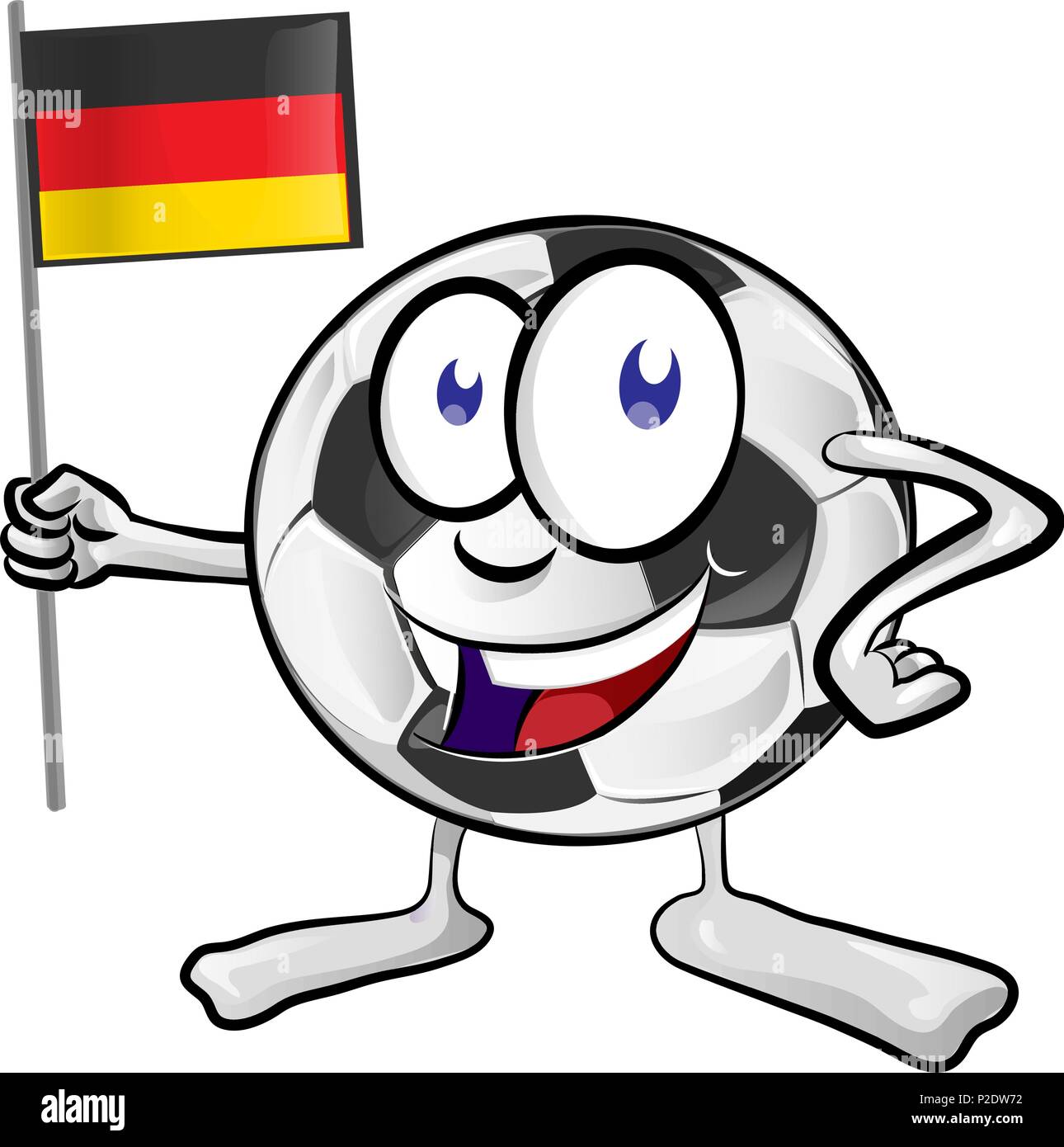 Soccer ball cartoon hi-res stock photography and images - Alamy