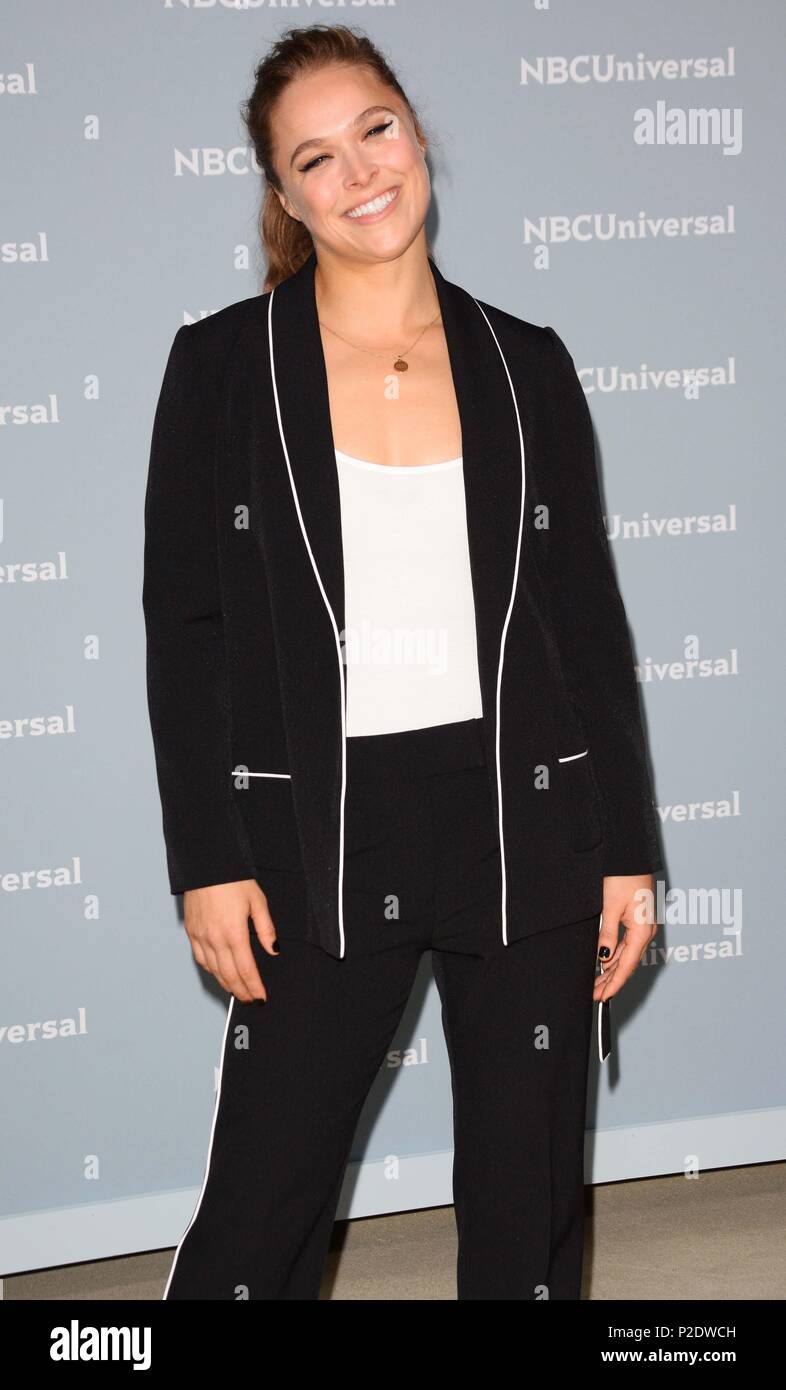 NBC Universal Upfronts NYC Featuring: Rhonda Rousey Where: NYC, New ...