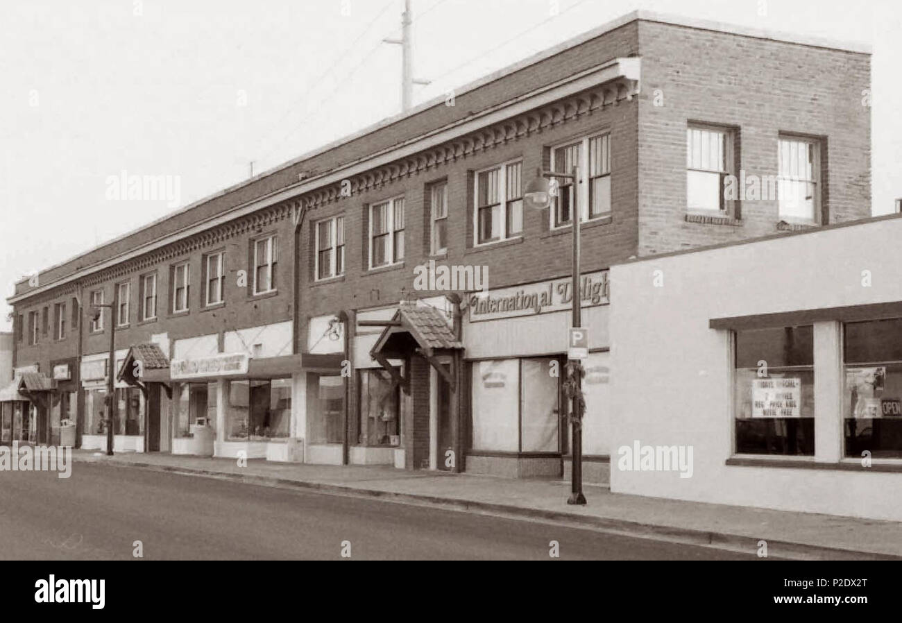 . English: Downtown Beaverton. Historical images of Beaverton, Oregon ...
