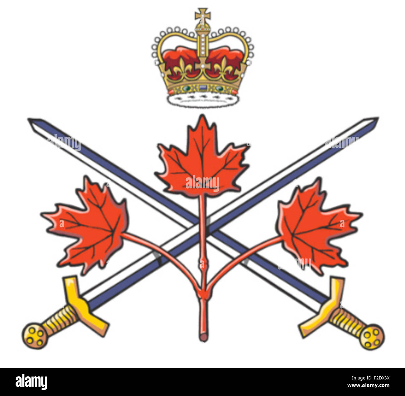 6 Badge of the Canadian Army (lesser Stock Photo - Alamy