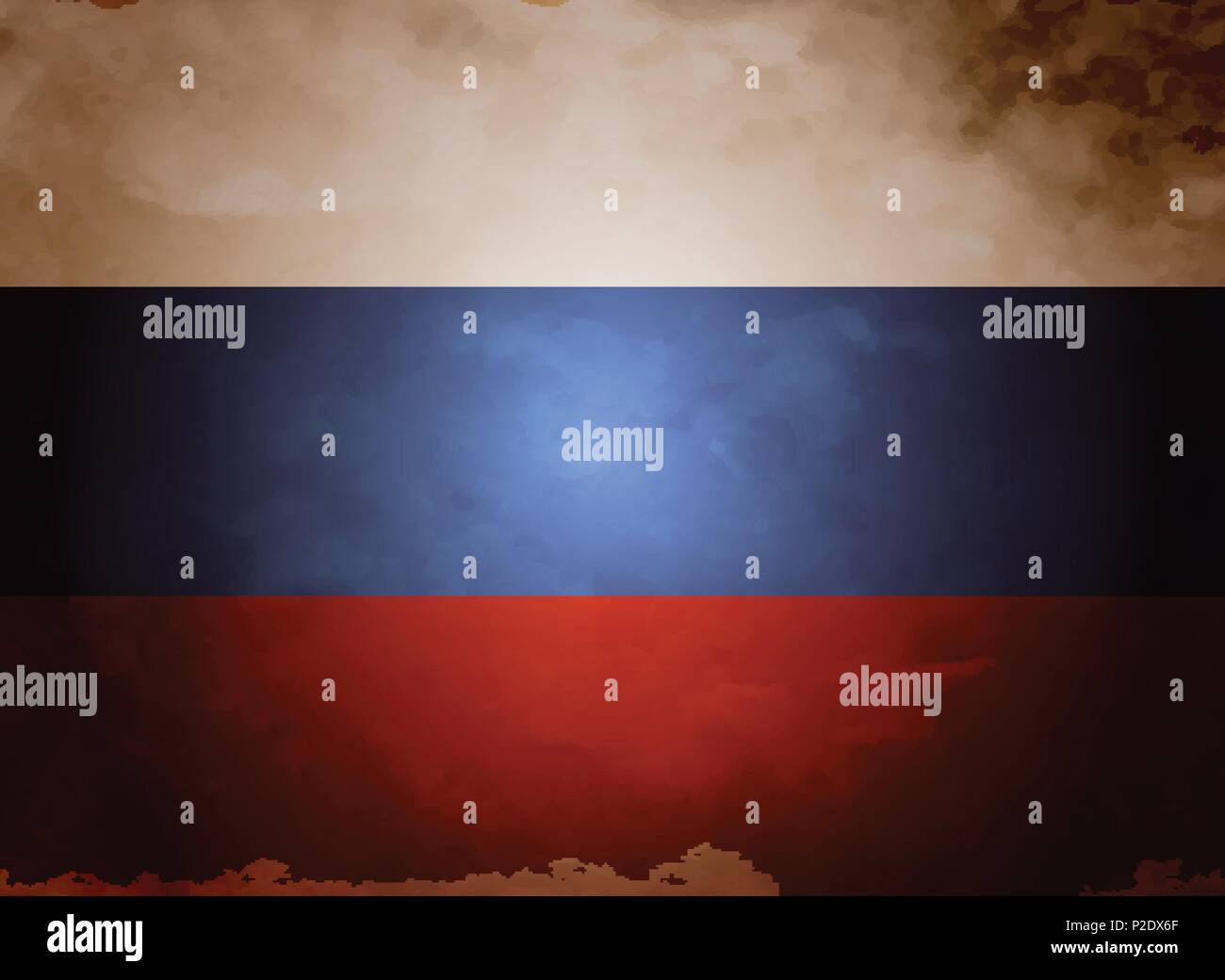 Russia Flag vintage Stock Vector Image & Art - Alamy