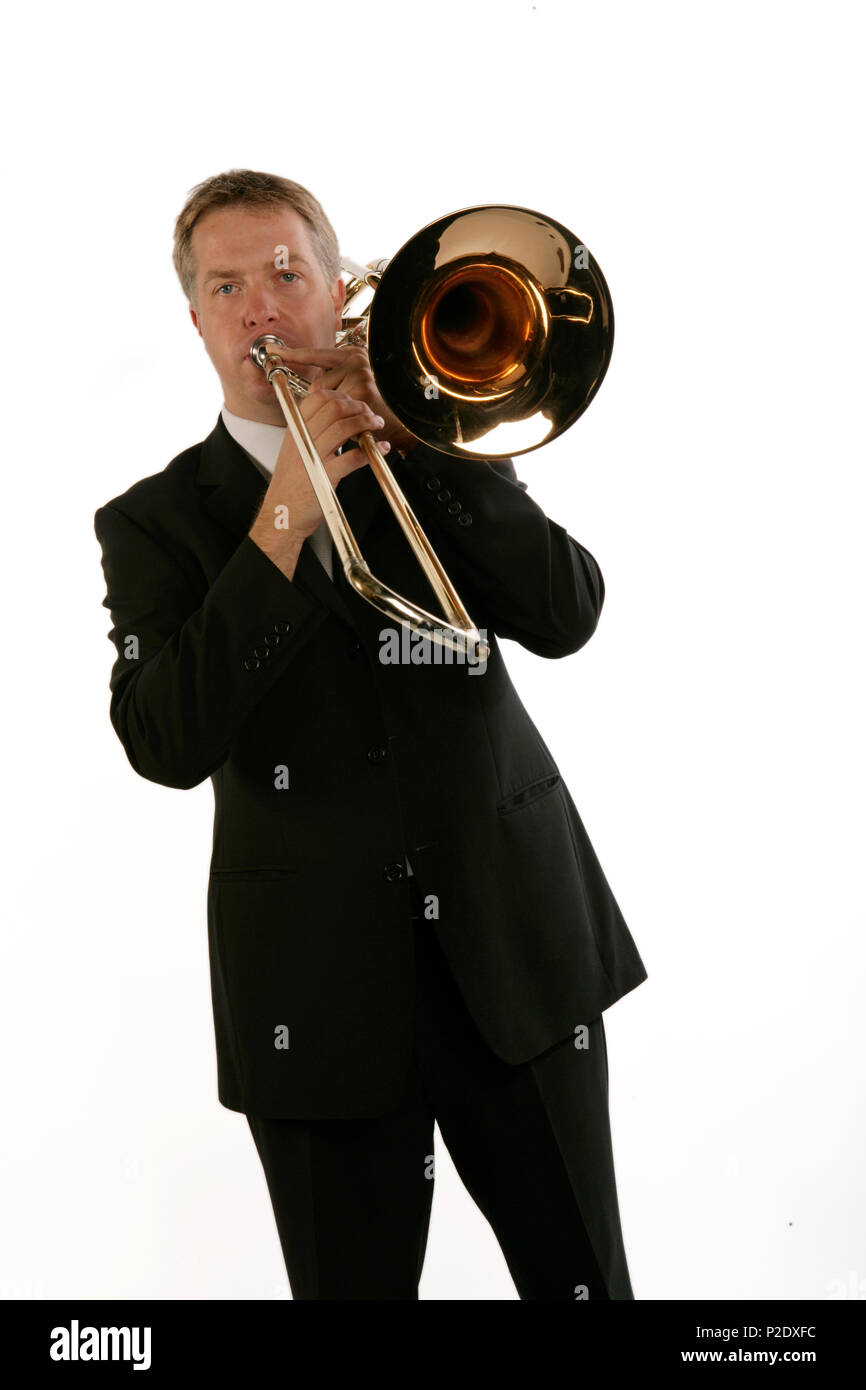 Trombone players hi-res stock photography and images - Alamy