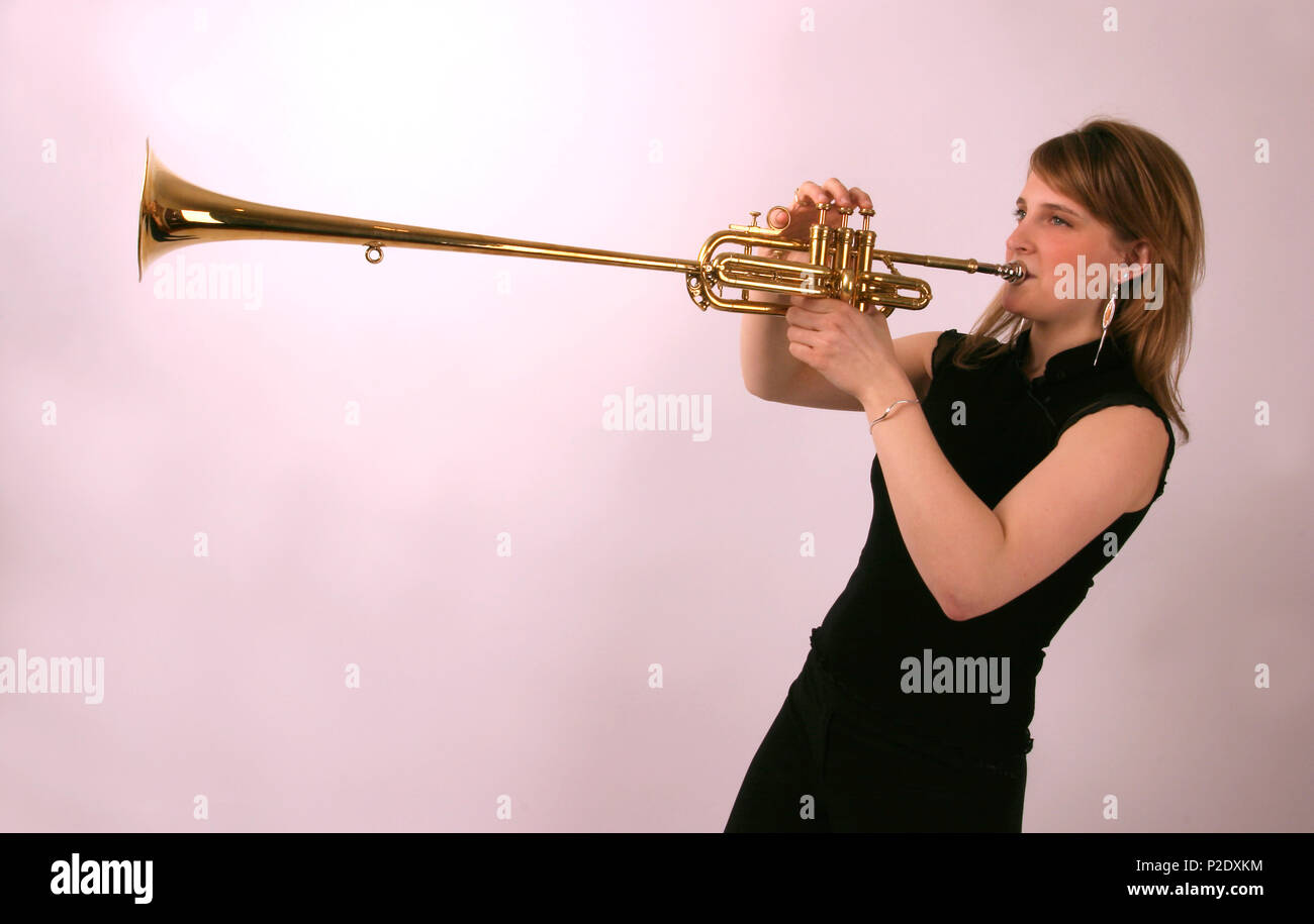 Fanfare trumpeter hi-res stock photography and images - Alamy
