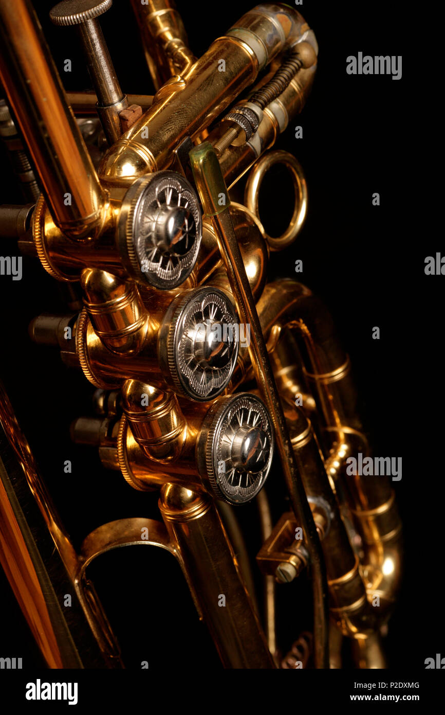 Valved brass instruments hi-res stock photography and images - Alamy