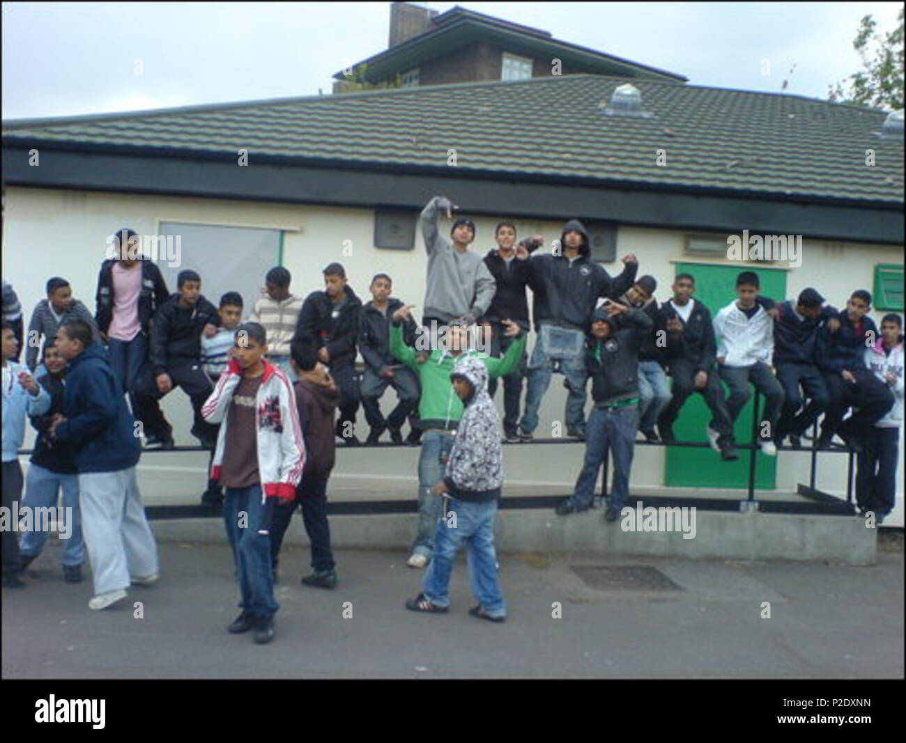 . English: An image of a Bengali or Bangladeshi youth gang in Tower ...
