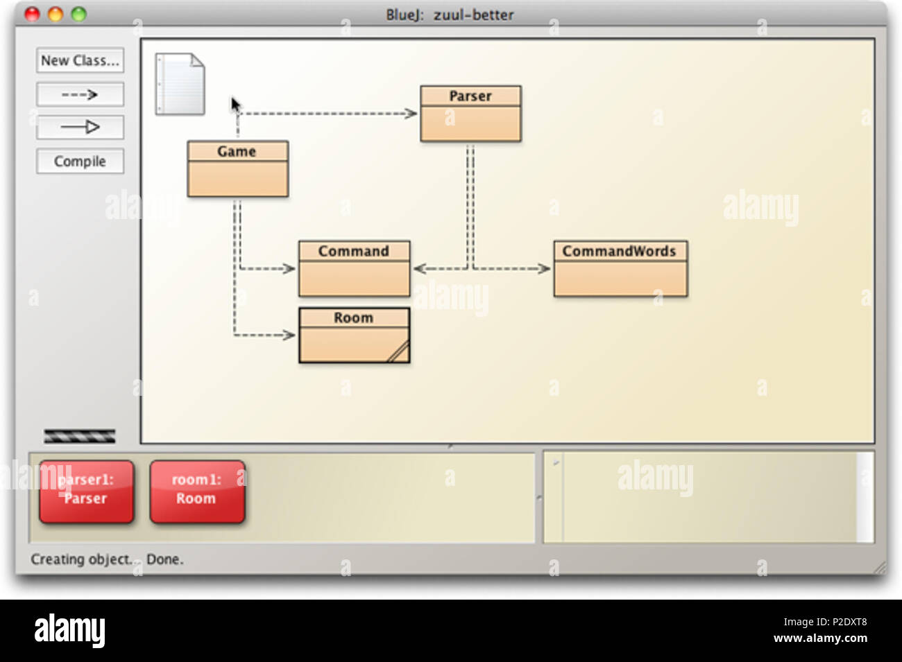 8 BlueJ screenshot Stock Photo - Alamy