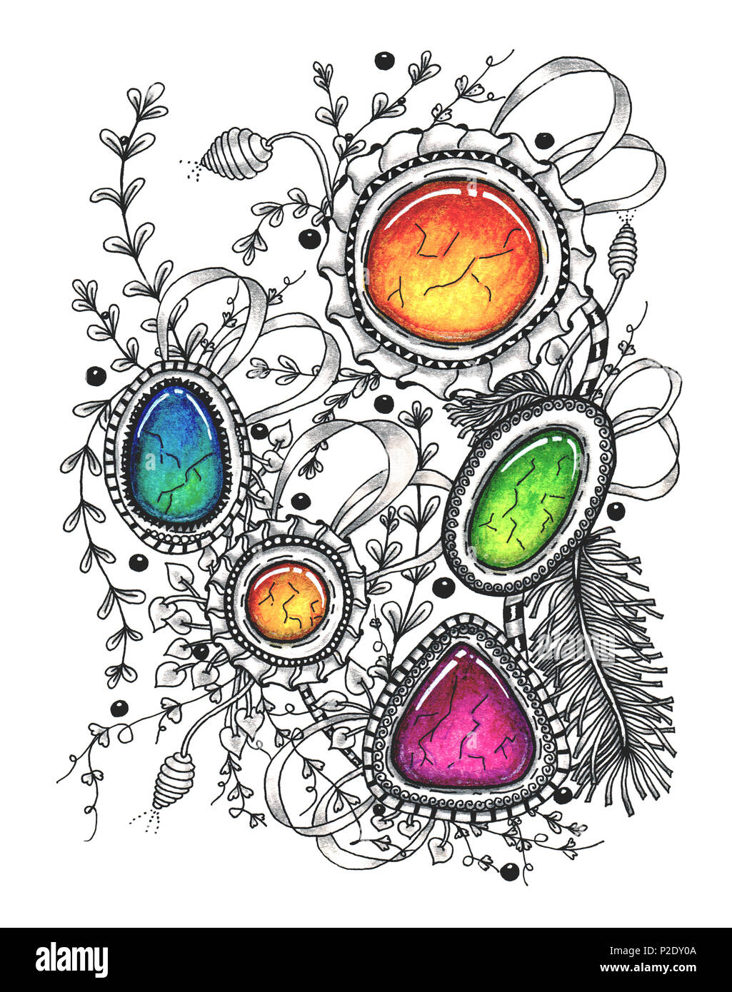 Precious stones Cut Out Stock Images & Pictures - Alamy