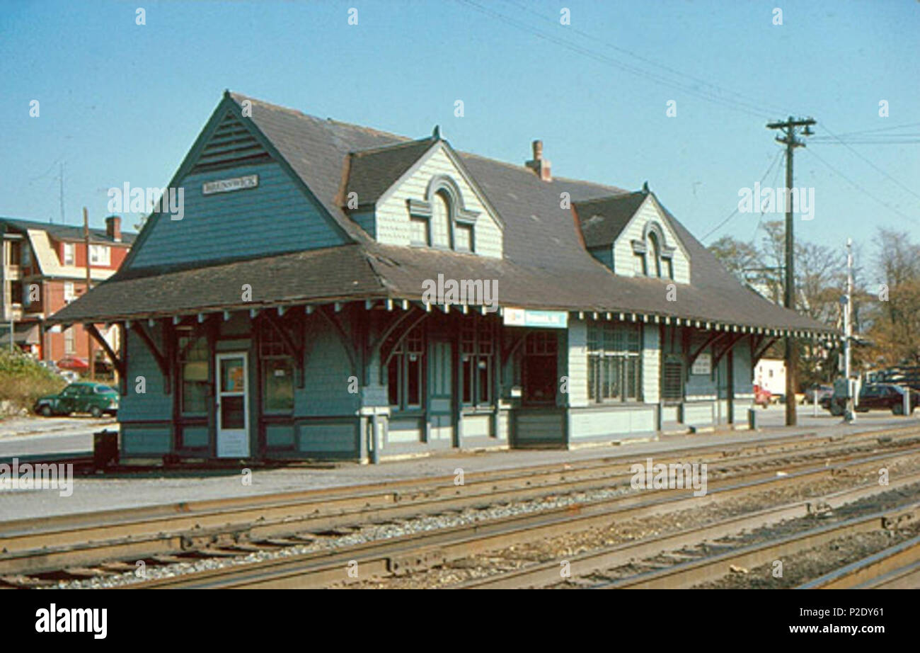 . English: Brunswick station in November 1977 . Taken in November 1977 ...