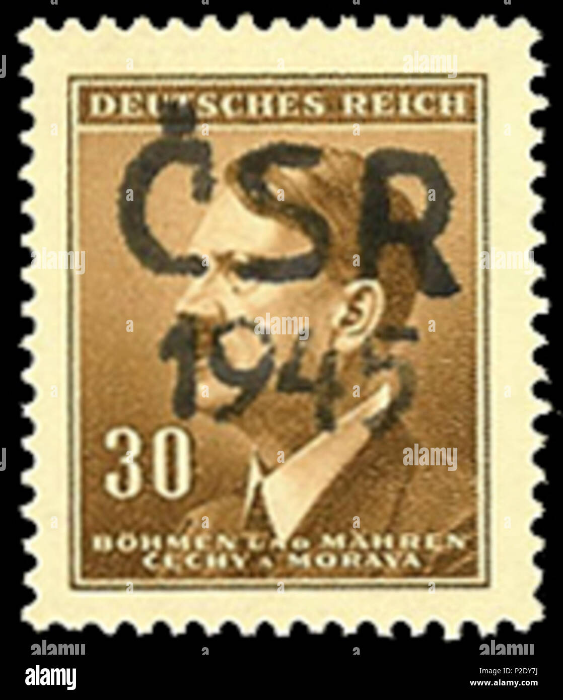 . English: Postage stamp of Third Reich Protectorate of Bohemia and ...
