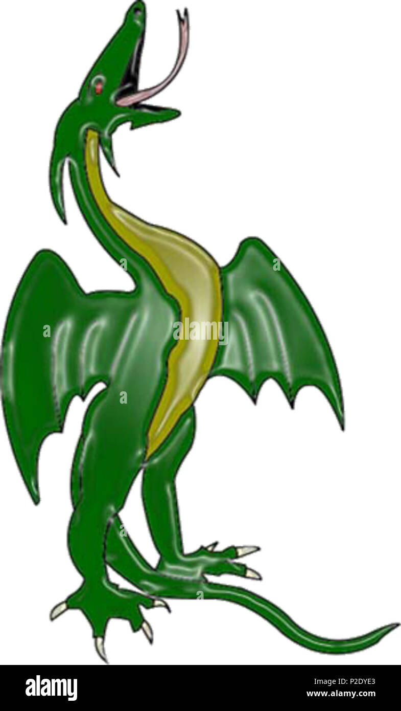 Color dragon illustration hi-res stock photography and images - Alamy