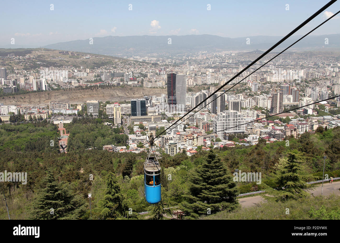 Tbilisi Aerial Tramway to Turtle Lake Stock Photo - Alamy