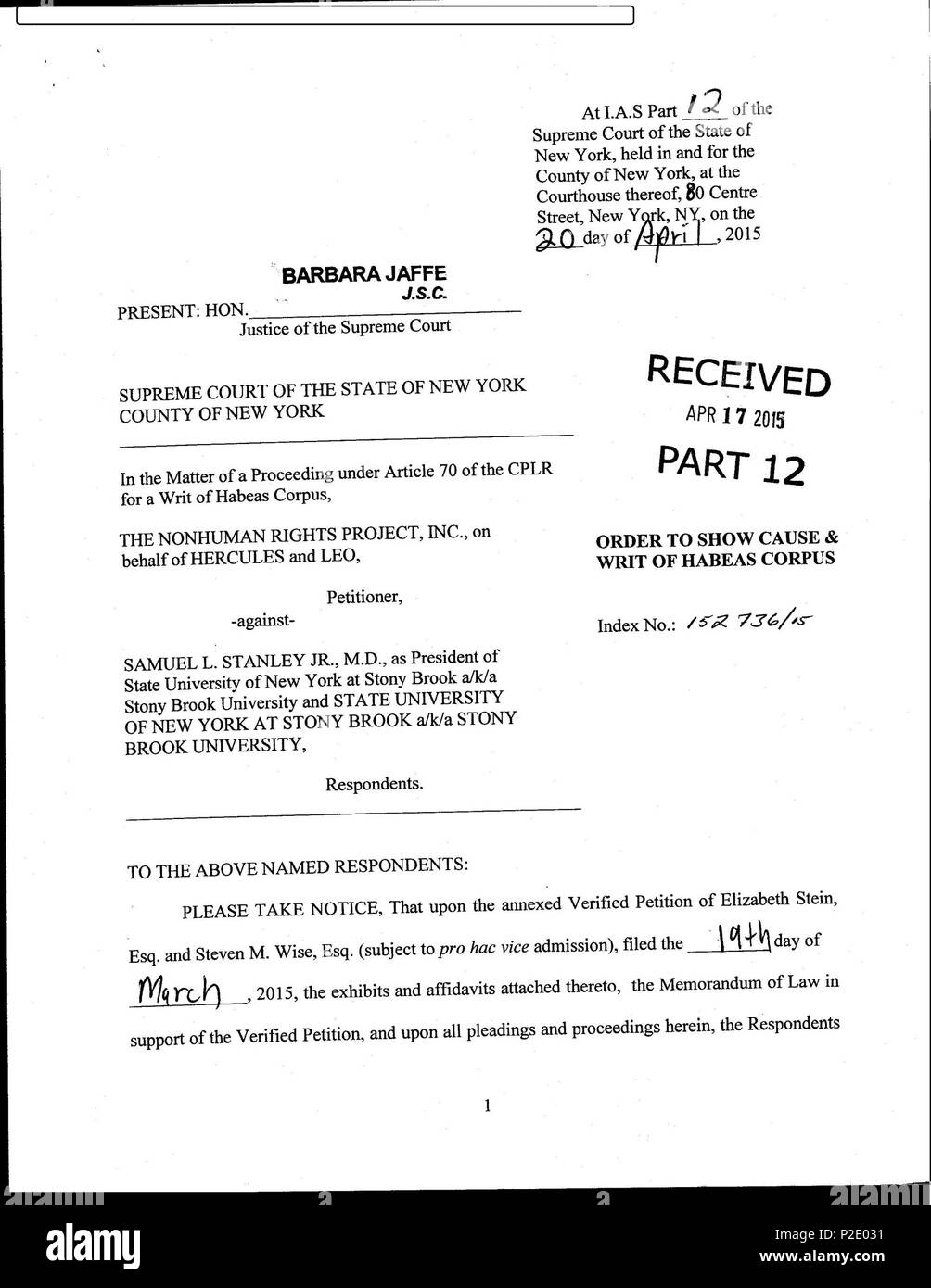 Amended court order hi-res stock photography and images - Alamy