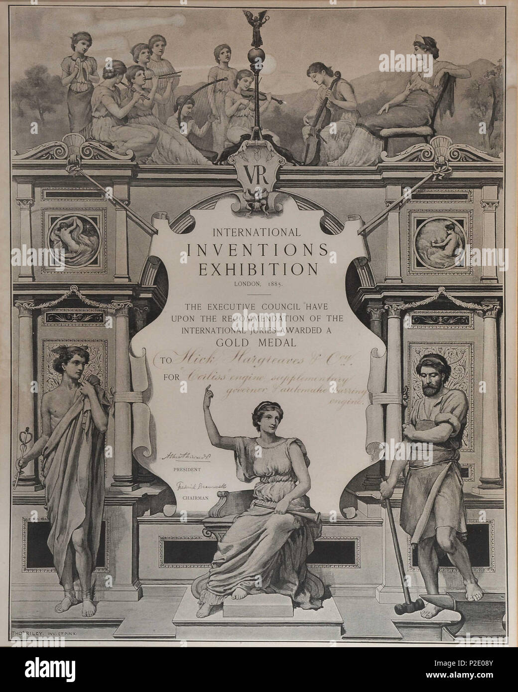 . English: Scan of a certificate from the International Inventions ...