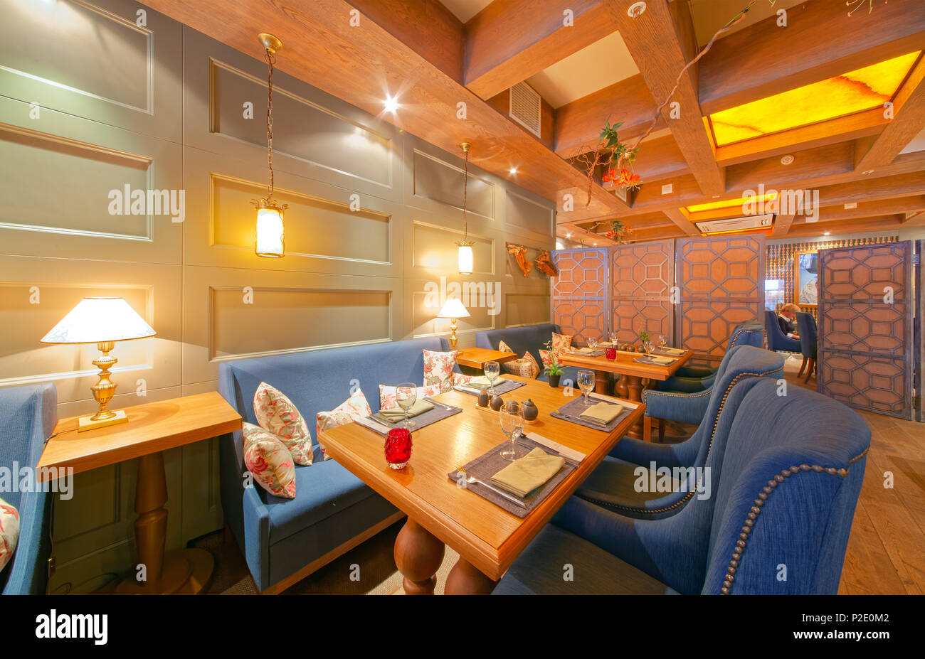 Interior architecture restaurant colonial hi-res stock photography and ...