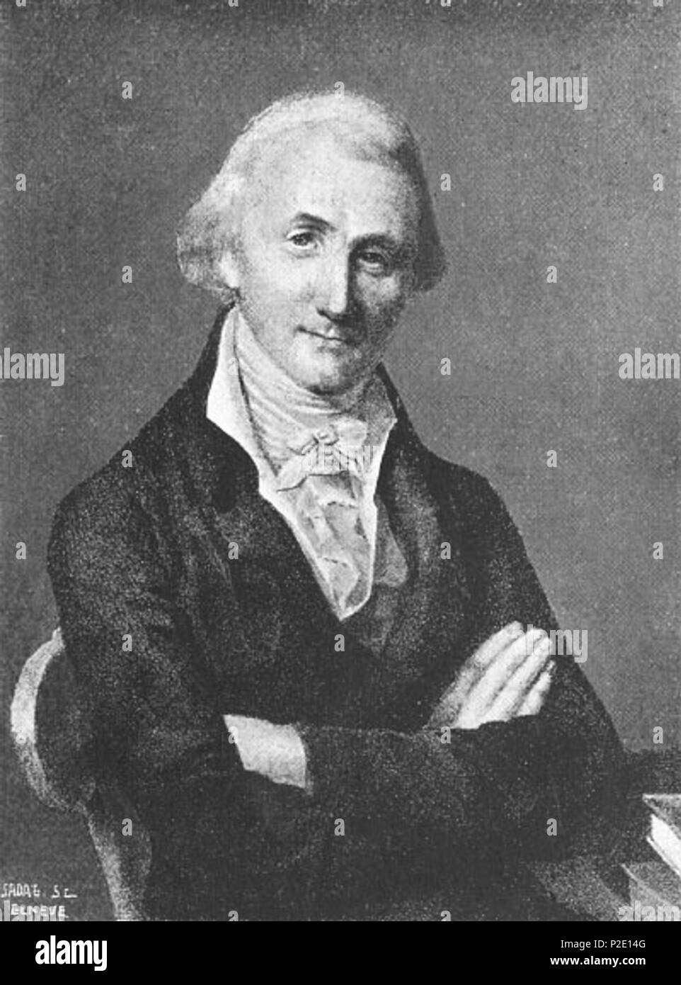 18th century physicist Black and White Stock Photos & Images - Alamy
