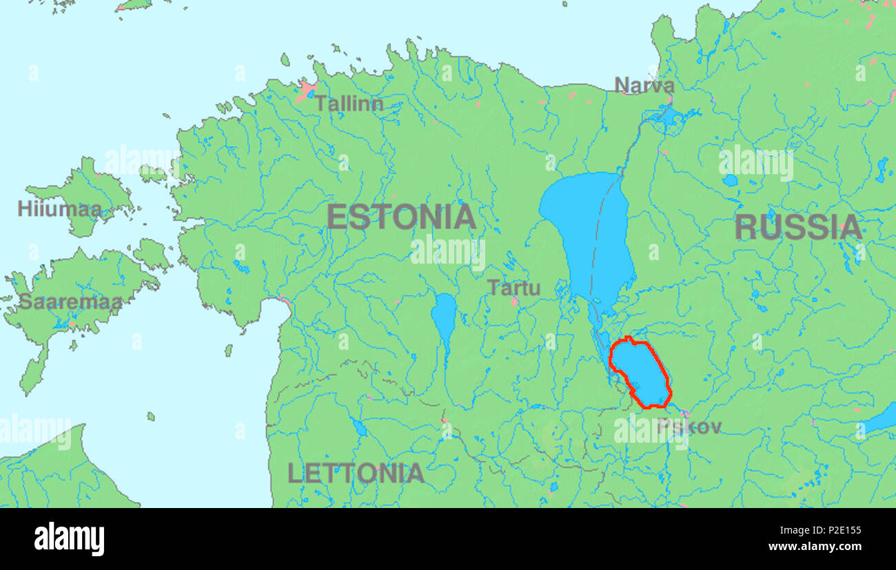 41 Pihkva jarv location Stock Photo - Alamy