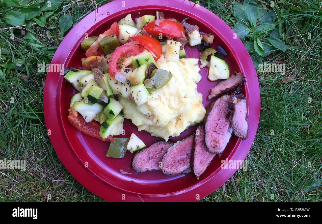 Food covering plate hi-res stock photography and images - Alamy
