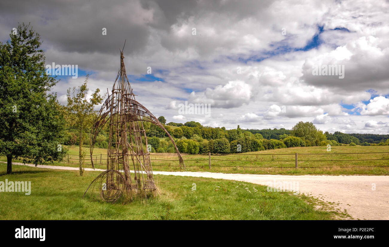 French landscape in summer in France Stock Photo - Alamy