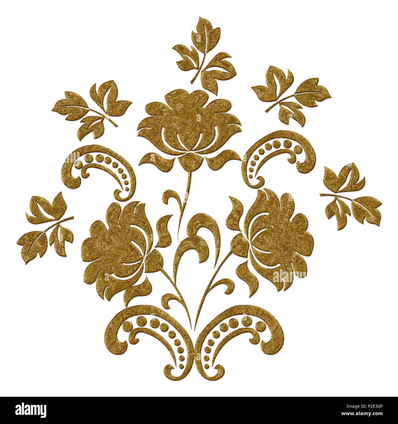 Gold wedding invitation Cut Out Stock Images & Pictures - Alamy