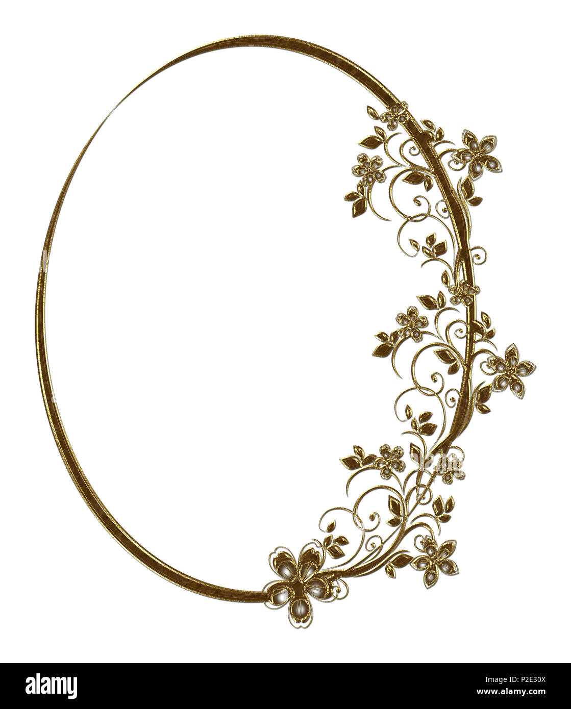 Gold decoration elements. Gold vintage Pattern Stock Photo - Alamy