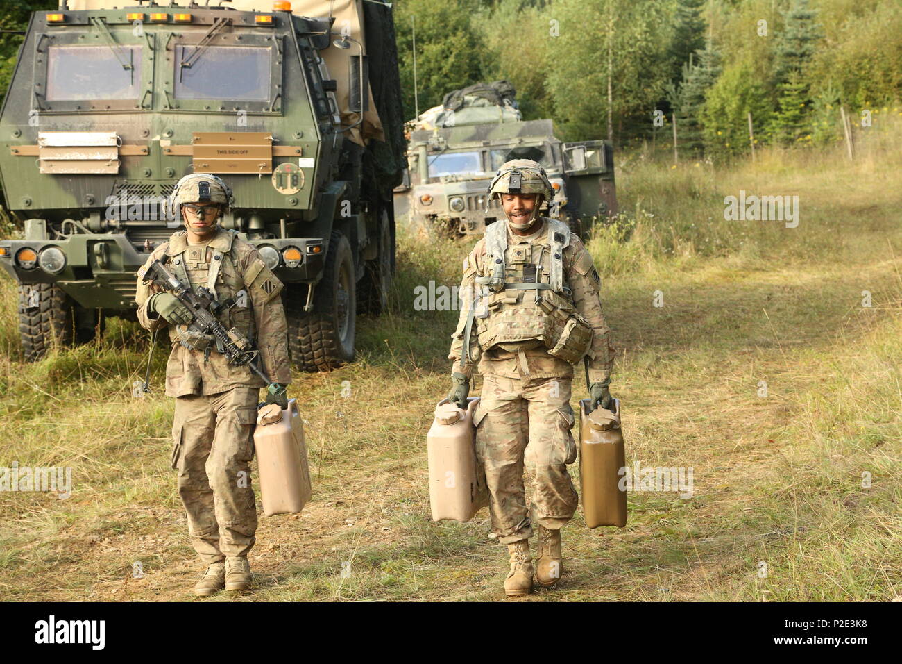 U.S. Soldiers of 2nd Battalion, 7th Infantry Regiment, 1st Armored ...