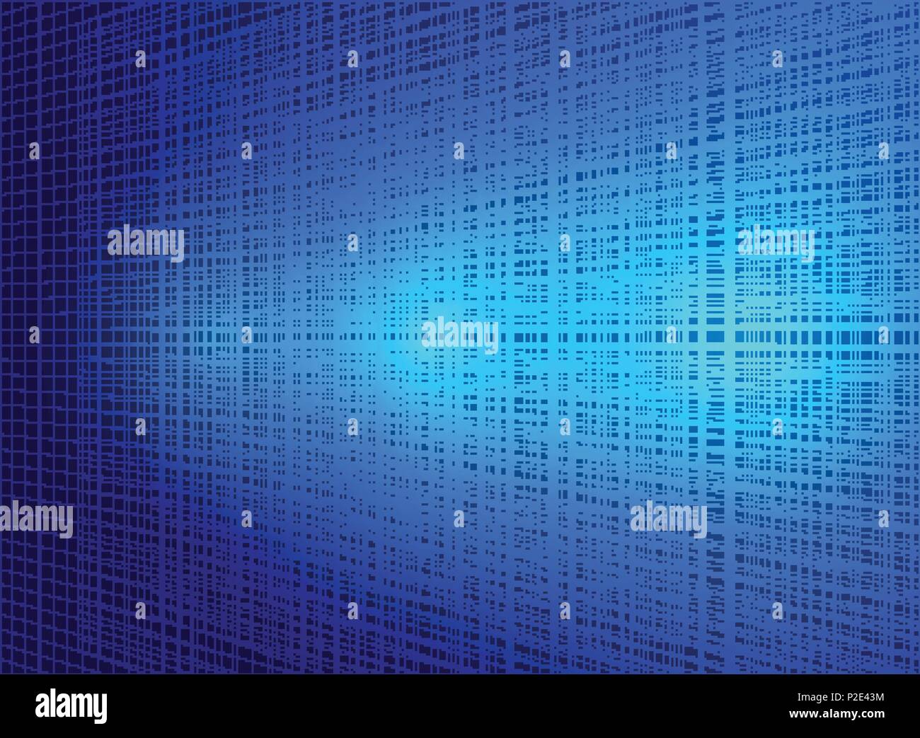 Abstract technology blue lines background with lighting effect. Vector ...