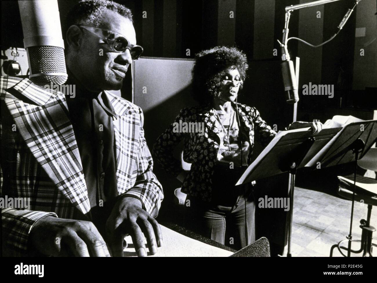 Ray Charles in Britain to record "Porggy & Bess" for RGA Records and ...