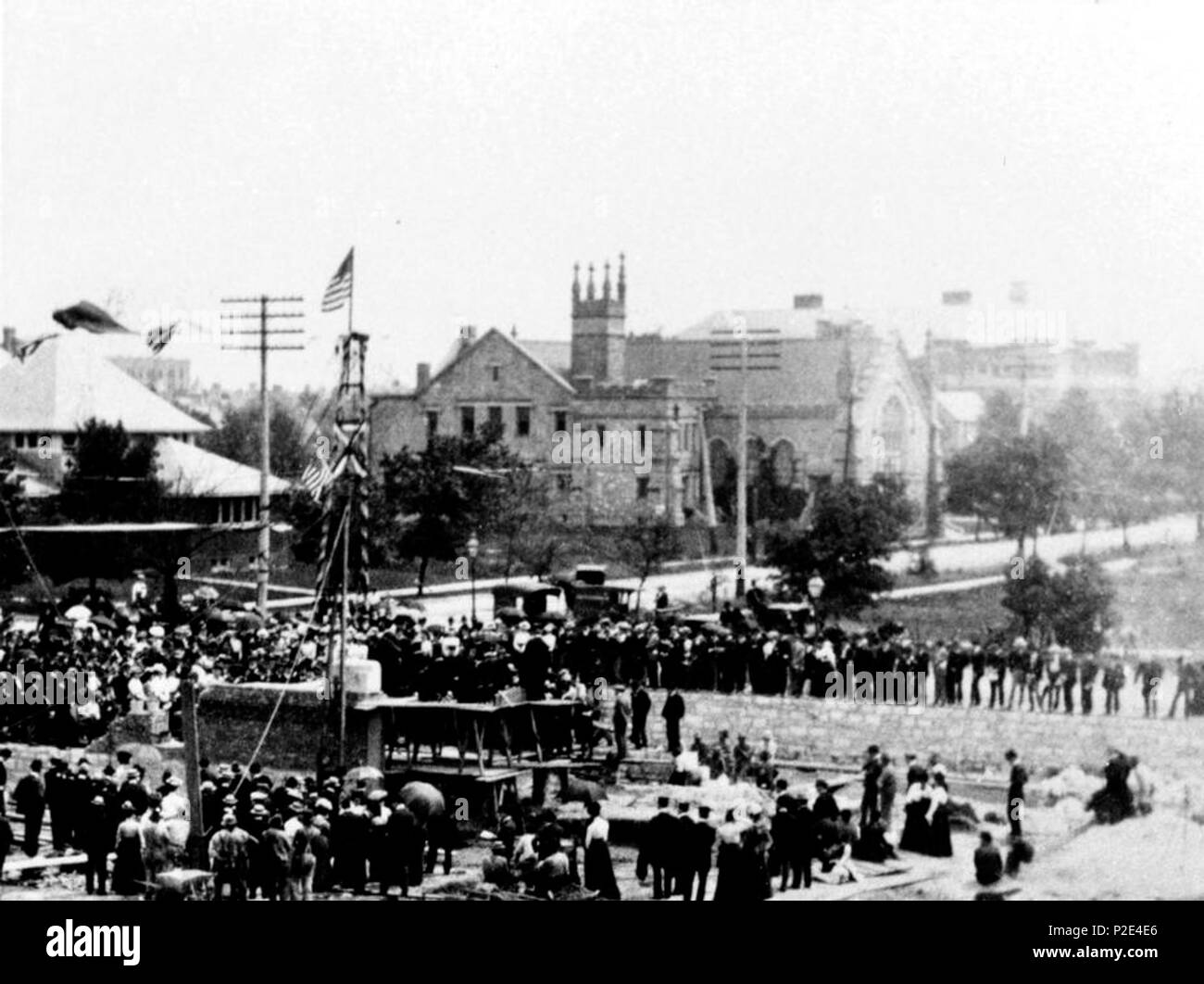 . English: Hull Chapel in 1901 -- the mission chapel to the University ...