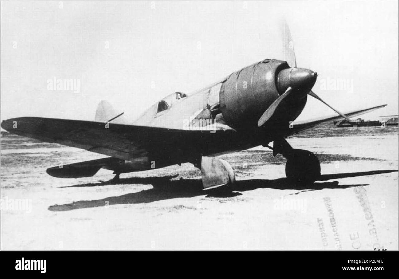 . English: Polikarpov I-180-3, the third prototype of the I-180, in the ...