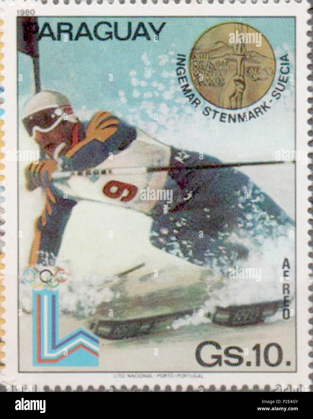 . Ingemar Stenmark . 1980. Unknown 26 Ingemar Stenmark 1980 Paraguay ...