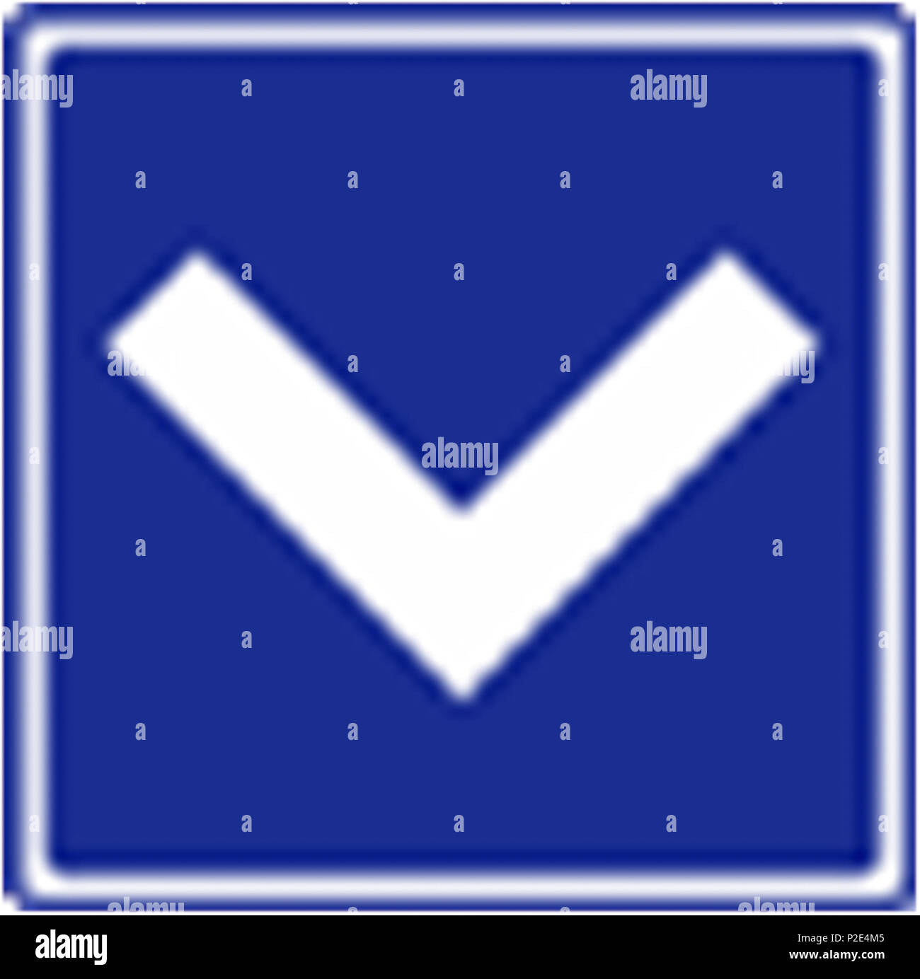 27 Japanese Road sign (a safety zone Stock Photo - Alamy