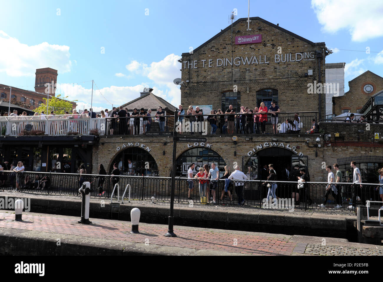 The T E Dingwall Building pub, Camden Lock, Camden Town, Camden, London ...