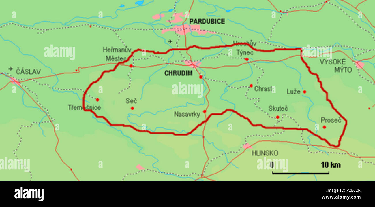 39 Orp chrudim mapa Stock Photo - Alamy