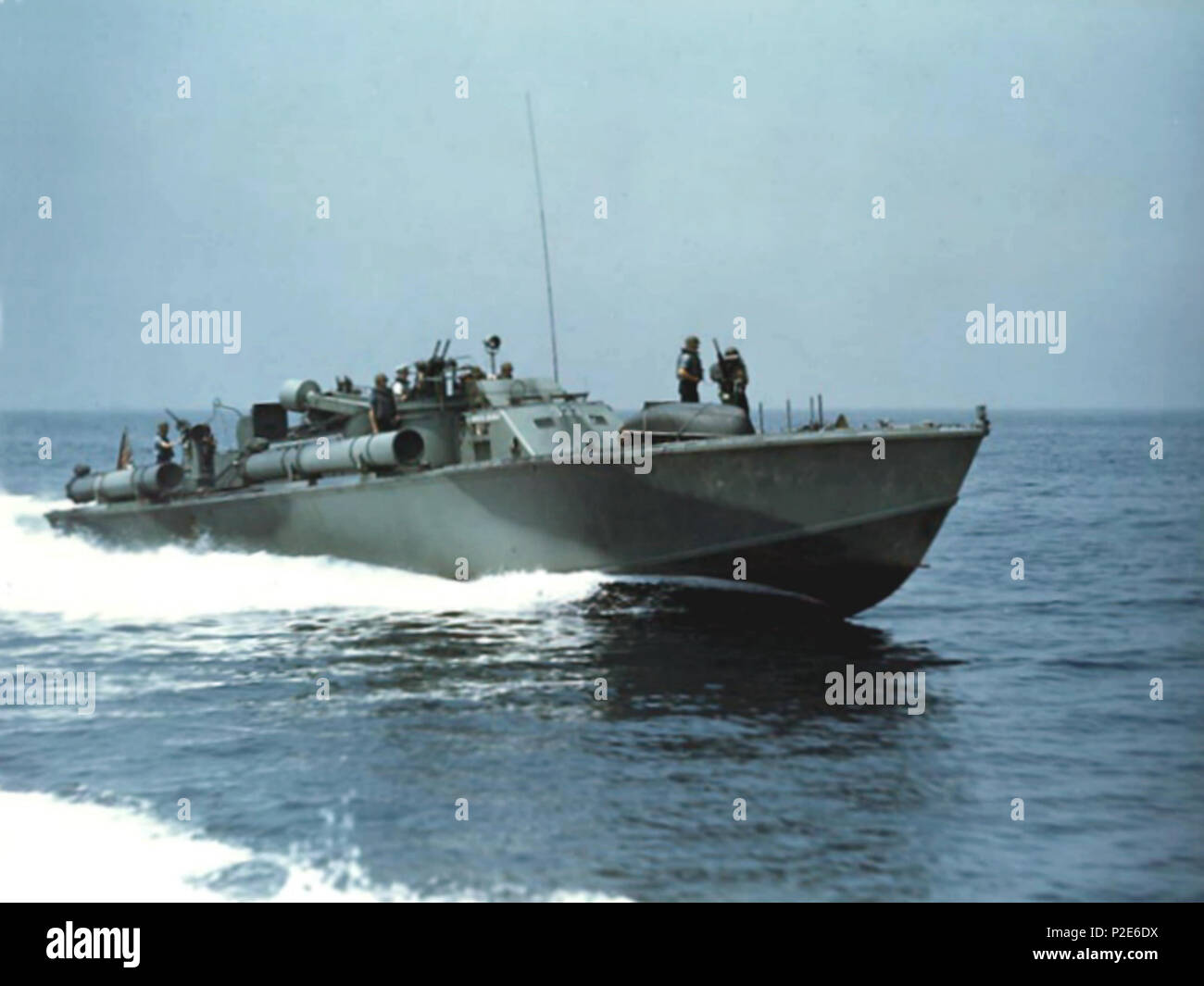 . The U.S. Navy motor torpedo boat USS PT-333 operating off New York ...