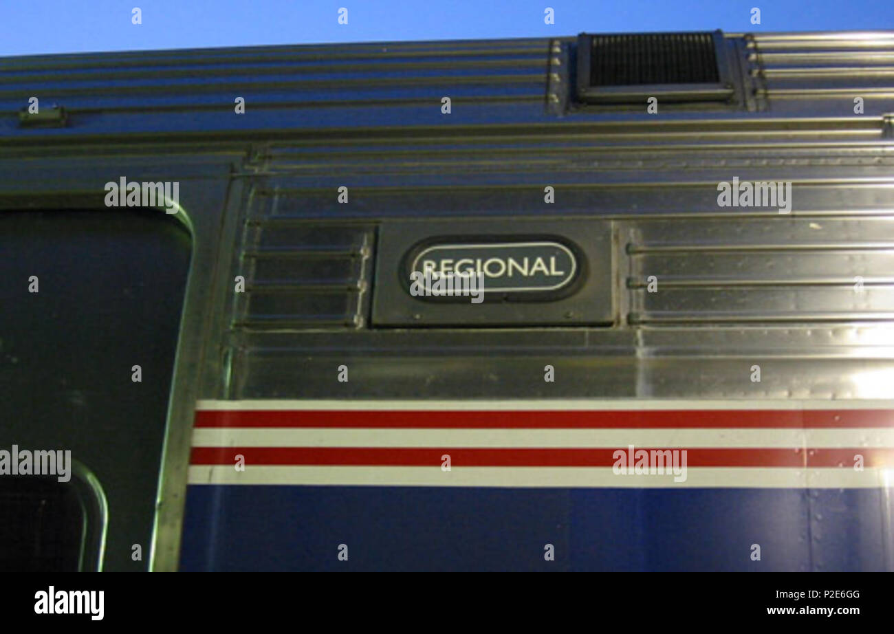 . English: Sign on an Amtrak Regional train in 2003 . Taken on 29 April ...