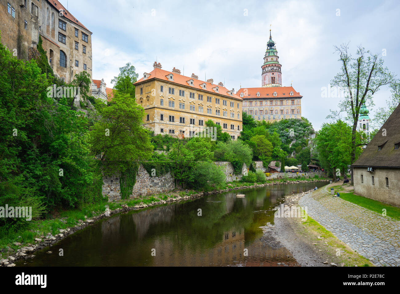 Cesky Krumlov Castle in Cesky Krumlov, Czech Republic Stock Photo - Alamy