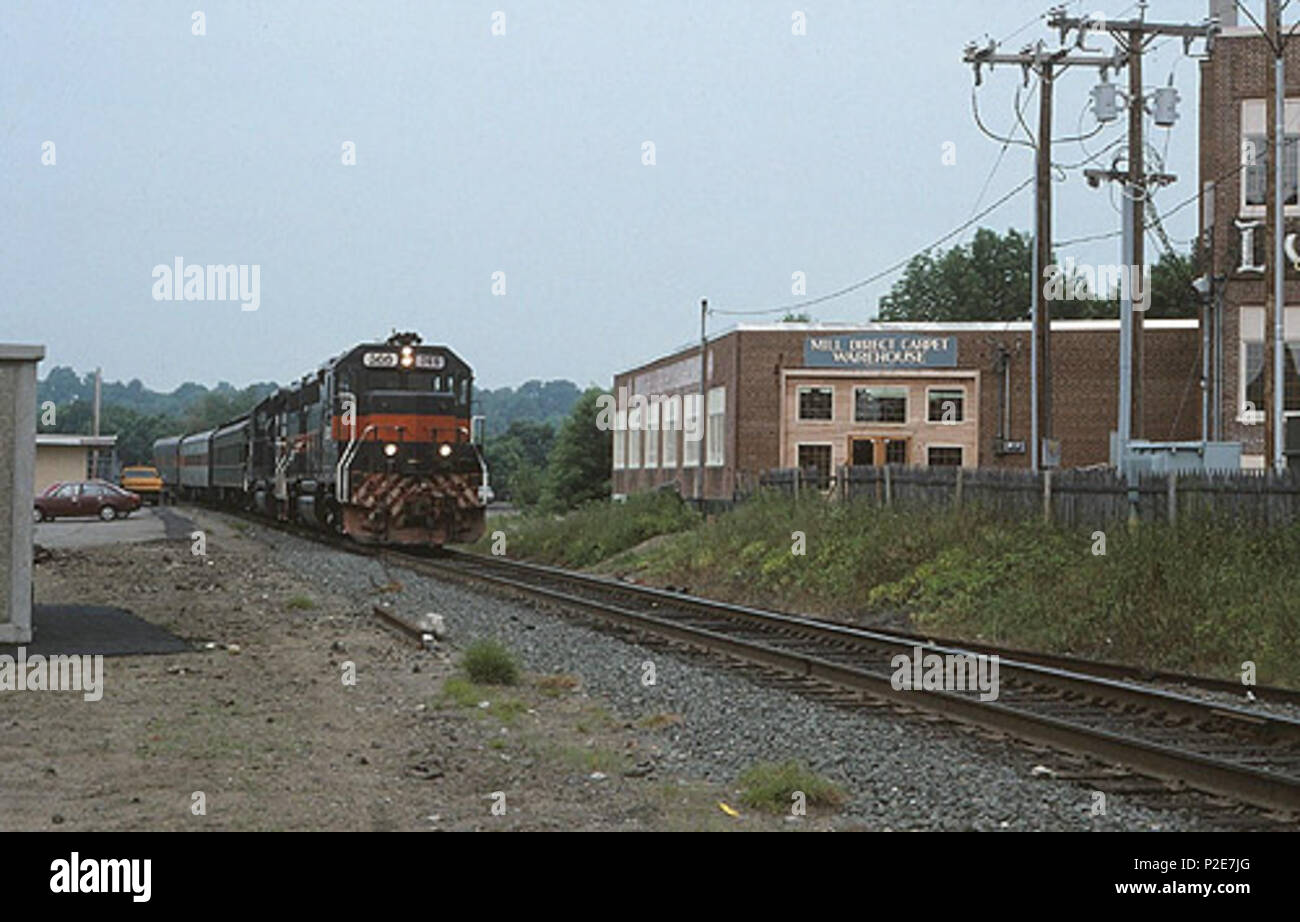. English: A special train in Dover, New Hampshire in 1987 . 22 June ...