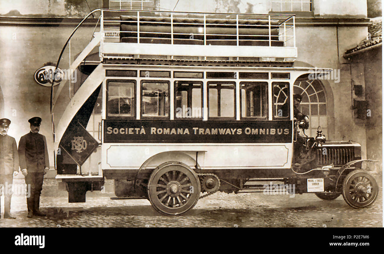 . Italiano: Bus Roma . Unknown 53 Srto bus1 Stock Photo - Alamy