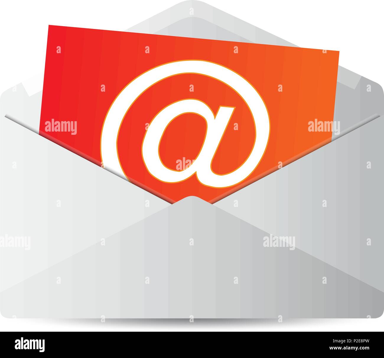 icon message 2d on white background Stock Vector Image & Art - Alamy