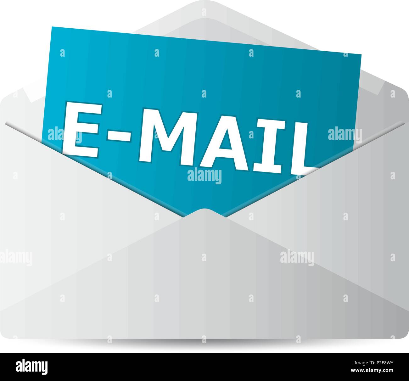 icon message 2d on white background Stock Vector Image & Art - Alamy