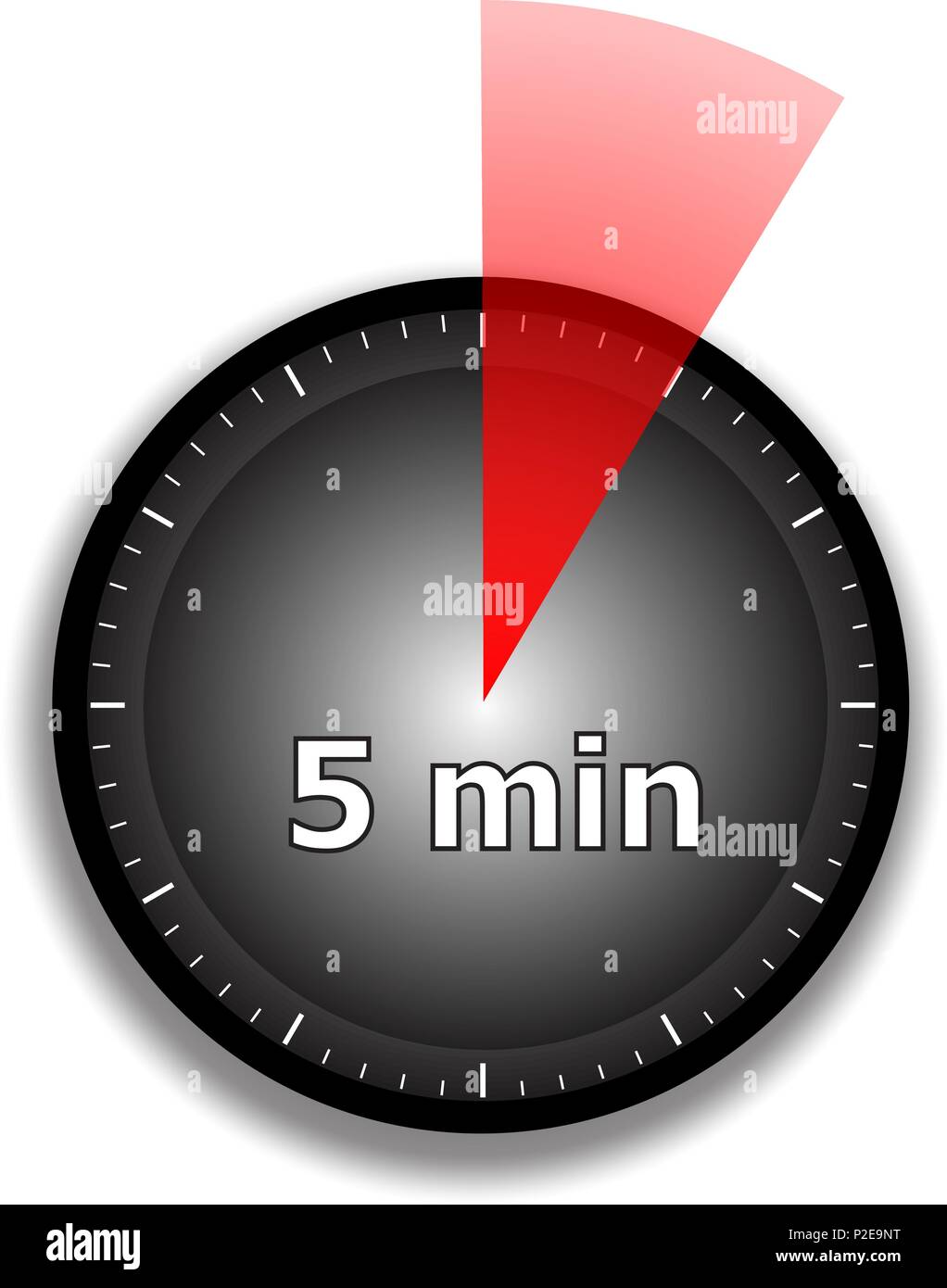 clock face stopwatch on a white background Stock Vector Image & Art - Alamy