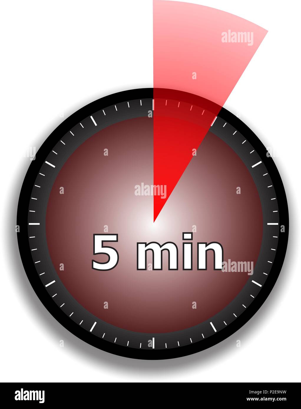 clock face stopwatch on a white background Stock Vector Image & Art - Alamy