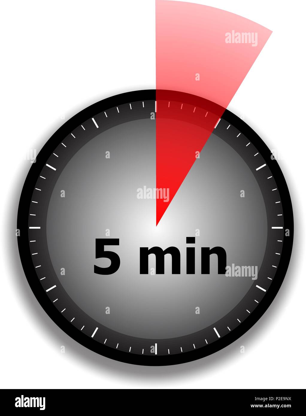 clock face stopwatch on a white background Stock Vector Image & Art - Alamy