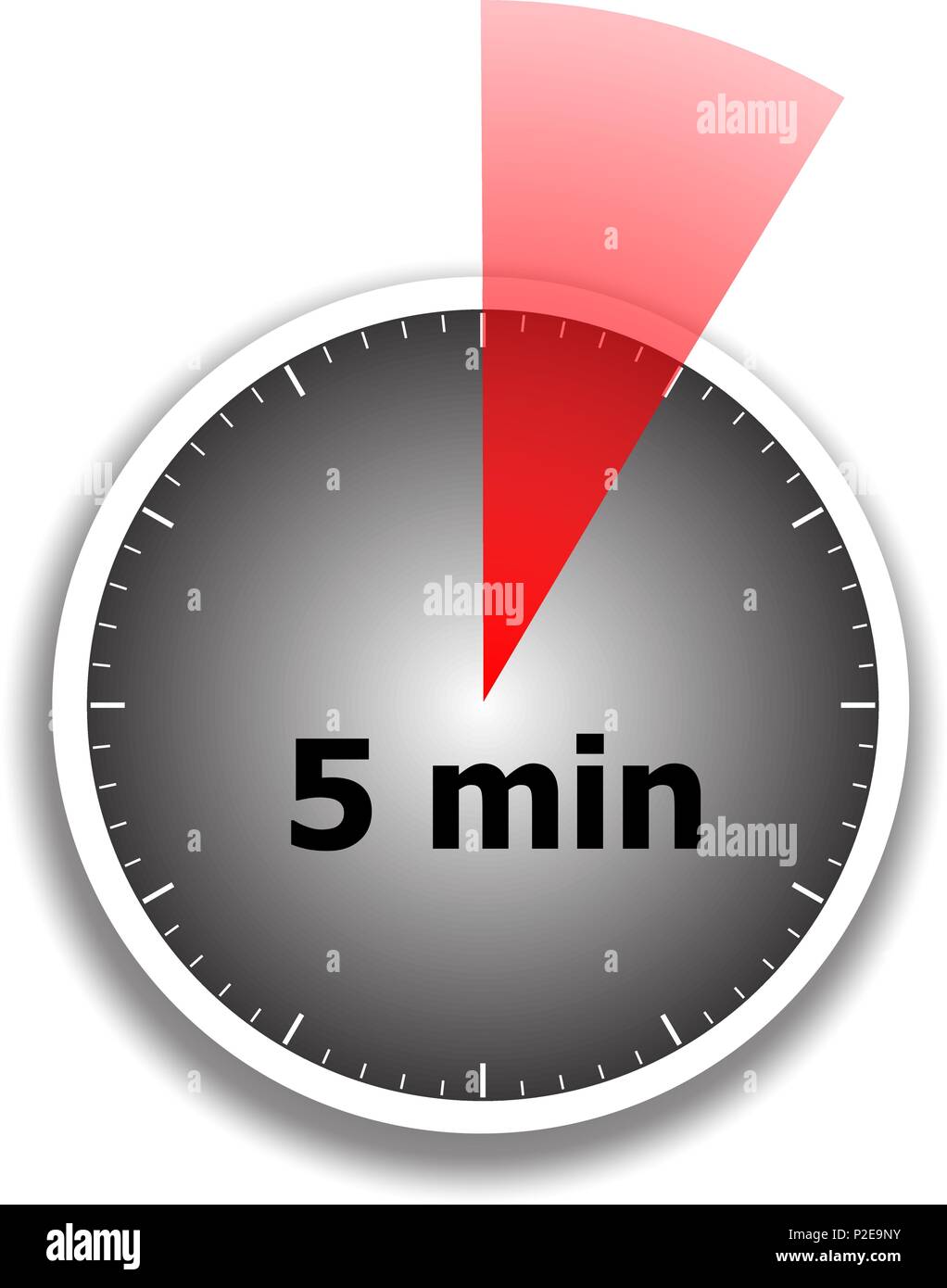 clock face stopwatch on a white background Stock Vector Image & Art - Alamy