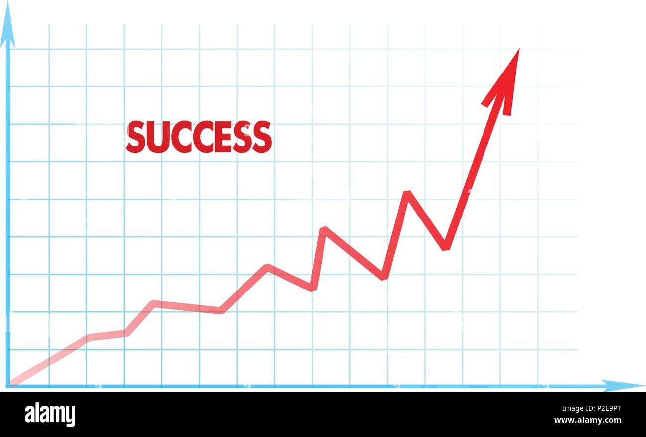 diagram success up cells on white Stock Vector Image & Art - Alamy
