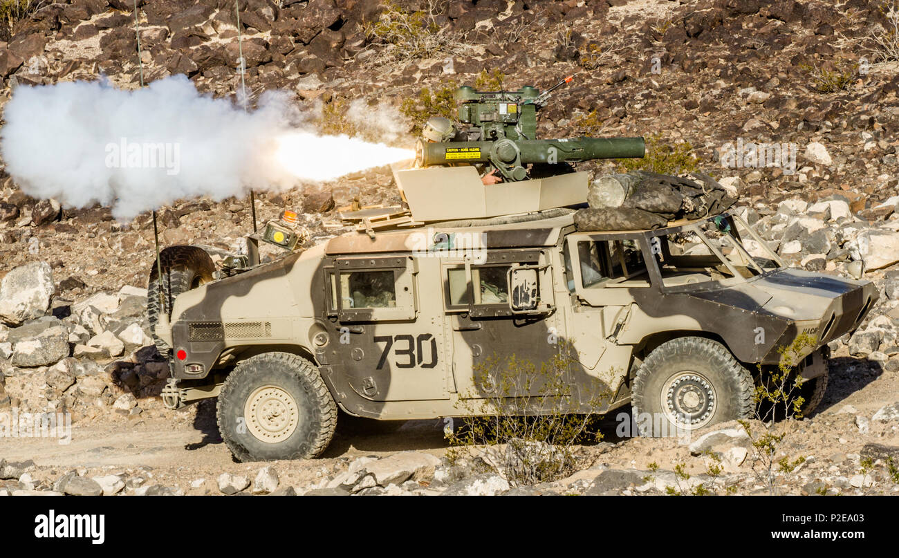 FORT IRWIN, Calif. – A High Mobility Multipurpose Wheeled Vehicle from ...