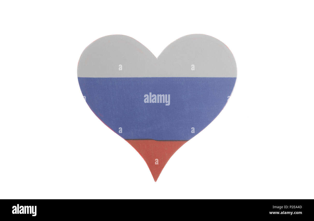 Love russia heart flag icon hi-res stock photography and images - Alamy