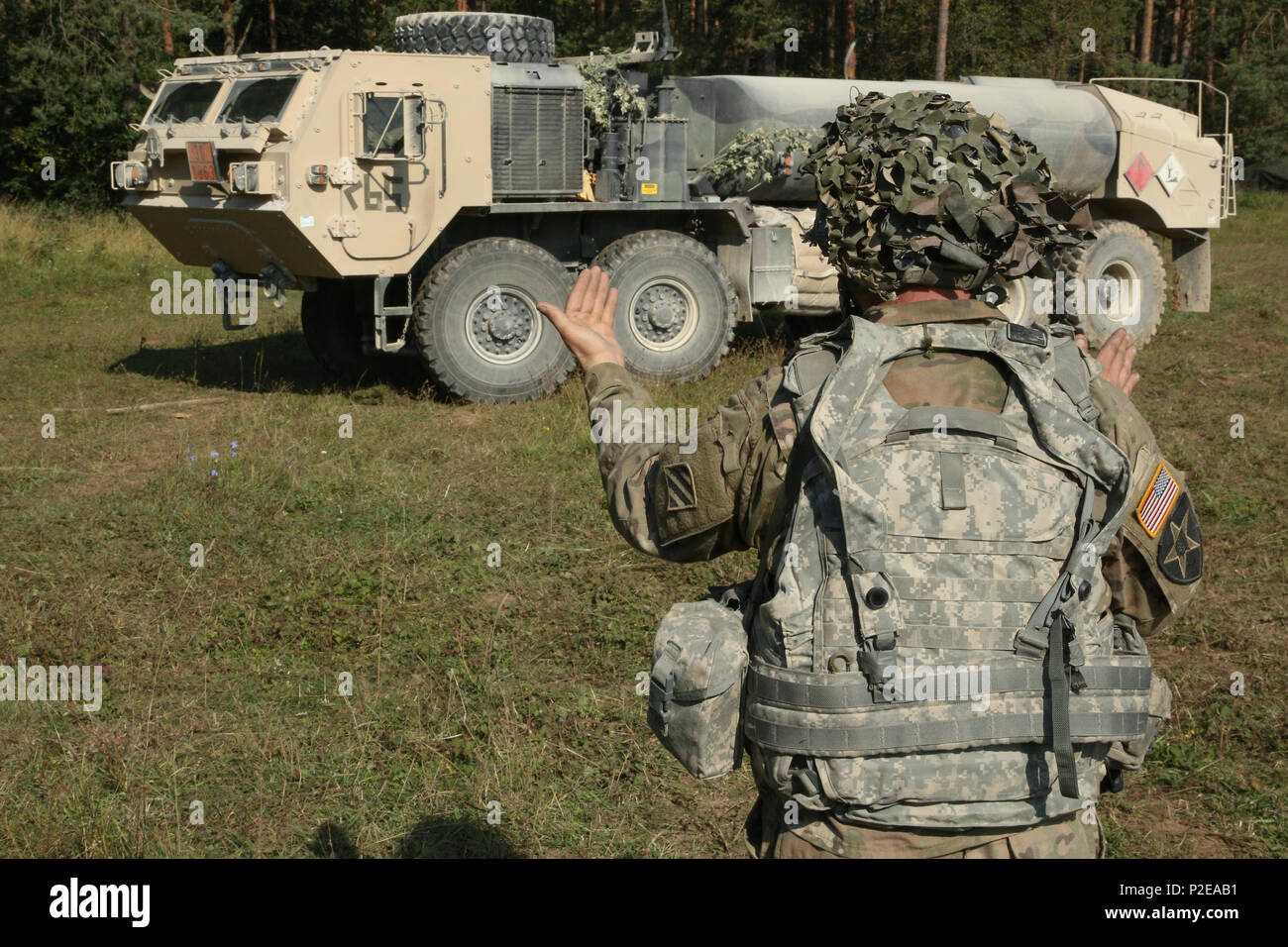 A U.S. Soldier of the Forward Support Company, 2nd Battalion, 7th ...